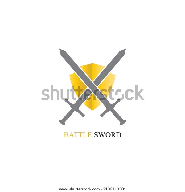 Sword Logo Symbol Vector Icon Image Stock Vector (Royalty Free ...