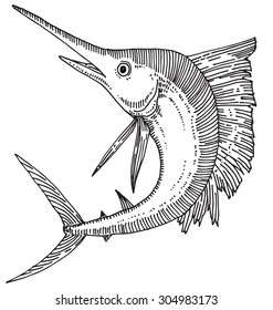 2,196 Cartoon sword fish Images, Stock Photos & Vectors | Shutterstock