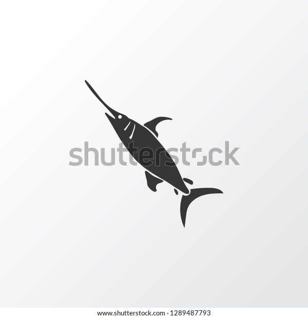 Swordfish Icon Symbol Premium Quality Isolated Stock Vector (Royalty ...