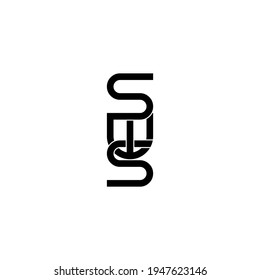 Sws Letter Original Monogram Logo Design Stock Vector (Royalty Free ...