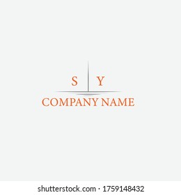 Sy Logo Sy Business Logo Design Stock Vector (Royalty Free) 1759148432 ...