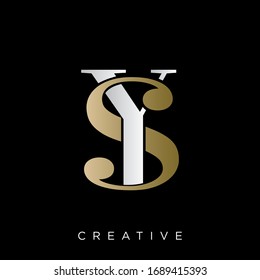 Sy Logo Design Vector Icon Symbol Stock Vector (Royalty Free ...