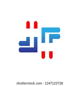 Symbol Abstract Monogram Letter J R Stock Vector (Royalty Free ...