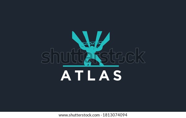 Symbol Atlas Vector Logo Design Inspirations Stock Vector (Royalty Free ...
