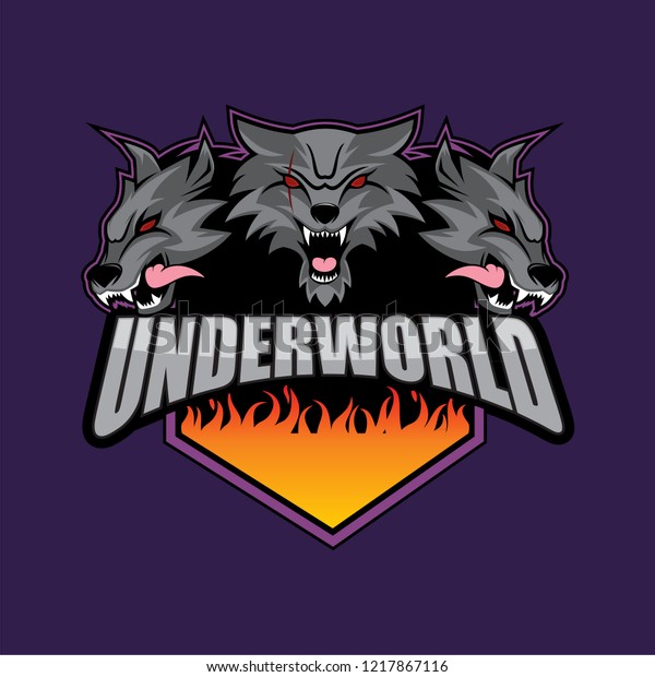 Symbol Badge Logo Design Underworld Mythology: vector de stock (libre de regalías) 1217867116 ...