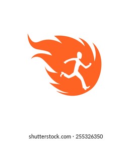 Symbol Burning Man: vector de stock (libre de regalías) 255326350 ...