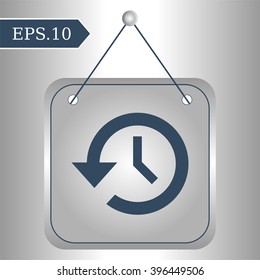 Symbol Counter Clock Wise Stock Vector (Royalty Free) 396449506 ...