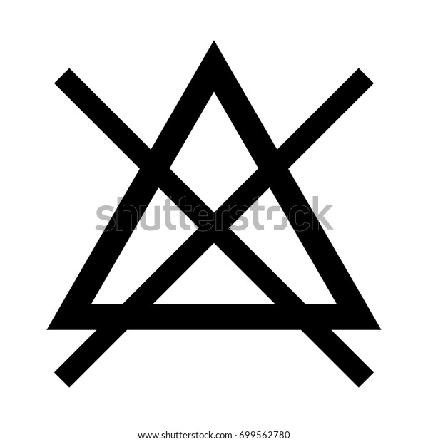 Symbol Do Not Bleach Icon Stock Vector (Royalty Free) 699562780