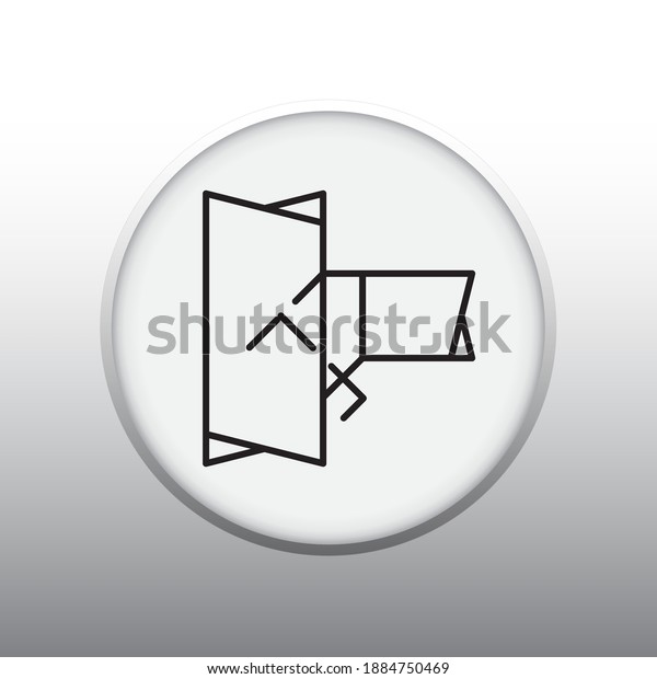 Symbol Duct Tack Off Splitter Vector Stock Vector (Royalty Free ...