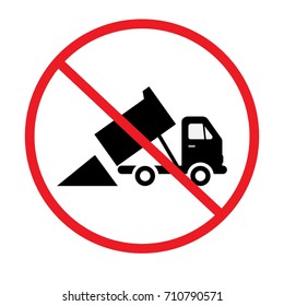 Symbol Dump Truck Dump Truck Vector Stock Vector (Royalty Free ...