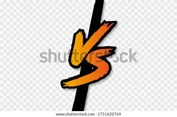 Pelea de símbolos o contra la: vector de stock (libre de regalías ...