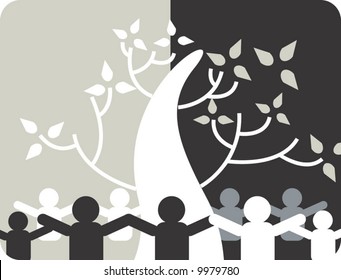 8,872 Tree Person Clipart Images, Stock Photos & Vectors | Shutterstock