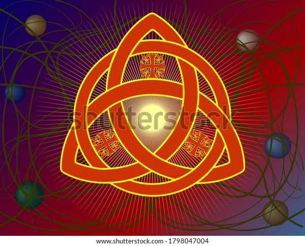 Símbolo de la Santísima Trinidad, como: vector de stock (libre de ...