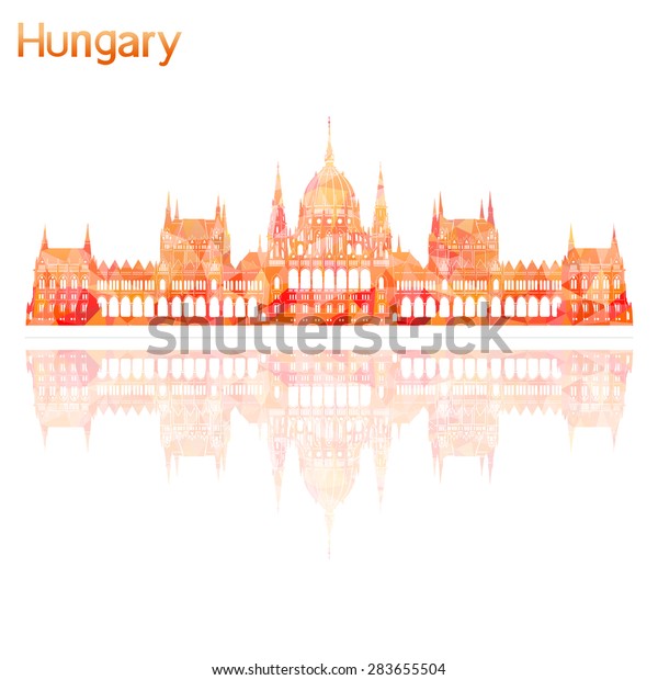 Symbol Hungary Vector Illustration Stock Vector (Royalty Free) 283655504