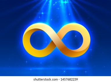 Symbol Infinity Electronic Sign Technology Network Stock Vector ...