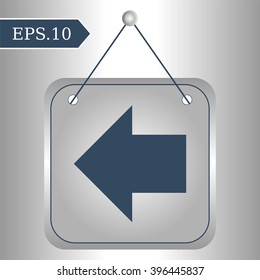 Symbol Left Arrow Stock Vector (Royalty Free) 396445837 | Shutterstock