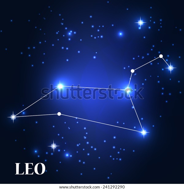 Symbol: Leo Zodiac Sign. Vector Illustration. EPS10