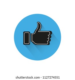 Symbol Like Finger Icon Vector Illustration Stock Vector (Royalty Free ...