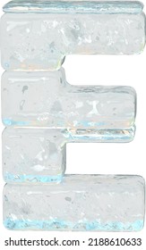 Symbol Made Ice Letter E Stock Vector (Royalty Free) 2188610633 ...