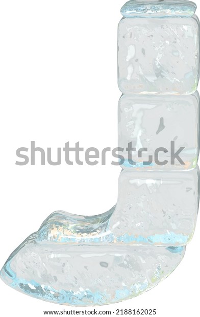 Symbol Made Ice Letter J Stock Vector (Royalty Free) 2188162025 ...