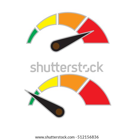 Symbol Min Max Speed Meter Image vectorielle de stock (libre de droits ...