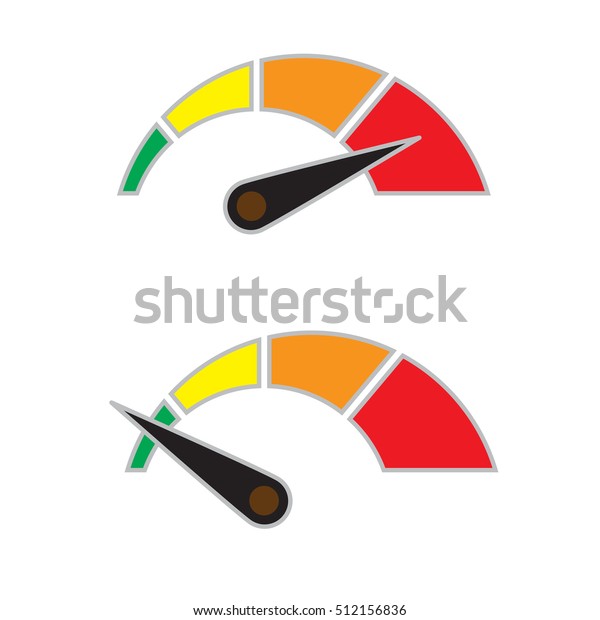 Symbol Min Max Speed Meter Stock Vector (Royalty Free) 512156836