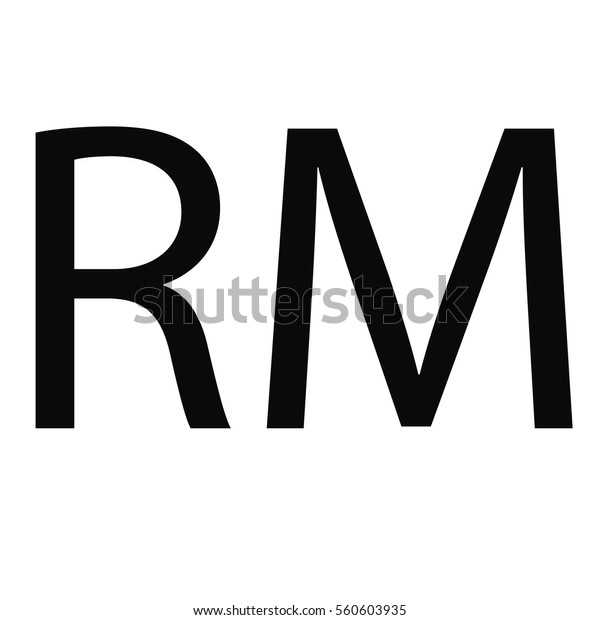 Symbol Money Sign Malaysian Ringgit Icon Stock Vector (Royalty Free ...