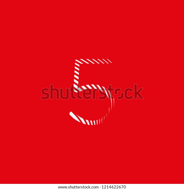 Symbol Number 5 Five Represented By Stock Vector (Royalty Free ...