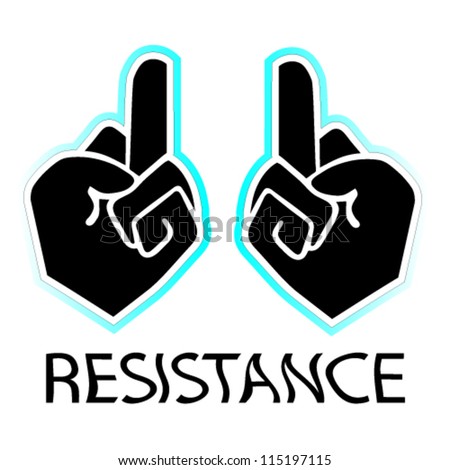 Symbol Resistance Vector Illustration Stock Vector (Royalty Free ...