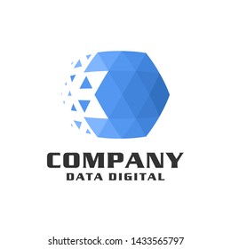 Symbol Speed Digital Technology Logo Stock Vector (Royalty Free ...