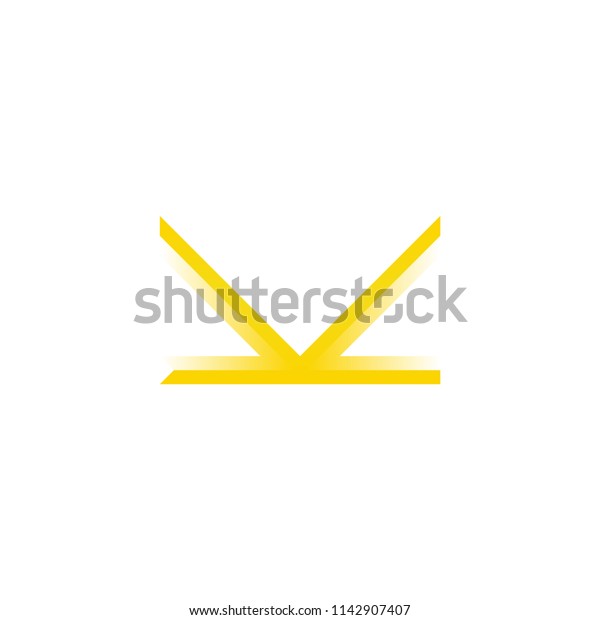 Symbol Splice Color Yellow Vector Stock Vector (Royalty Free ...