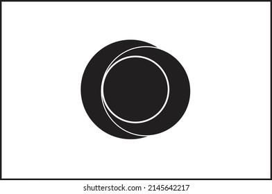 Symbol Three Black Circles Stock Vector (Royalty Free) 2145642217 ...