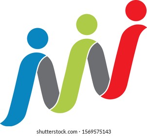 Symbol Unity Community Logo Design Stock Vector (Royalty Free ...