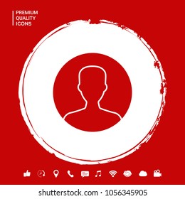 Symbol User Icon Circle Profile Icon Stock Vector (Royalty Free ...