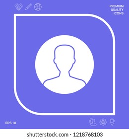 Symbol User Icon Circle Profile Icon Stock Vector (Royalty Free ...