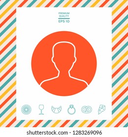 Symbol User Icon Circle Profile Icon Stock Vector (Royalty Free ...