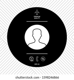 Symbol User Icon Circle Profile Icon Stock Vector (Royalty Free ...