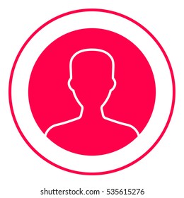 Symbol User Icon Circle Profile Icon Stock Vector (Royalty Free ...