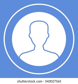 Symbol User Icon Circle Profile Icon Stock Vector (Royalty Free ...