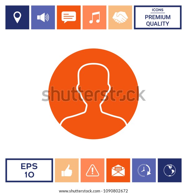 Symbol User Icon Circle Profile Icon Stock Vector (Royalty Free ...