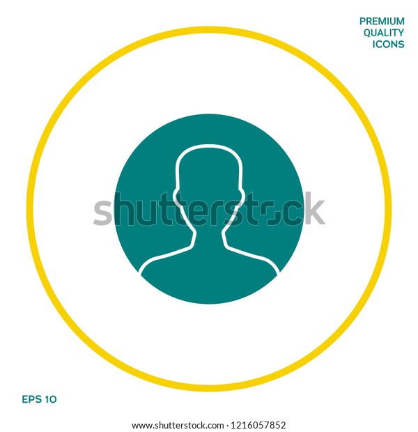 Symbol User Icon Circle Profile Icon Stock Vector (Royalty Free ...