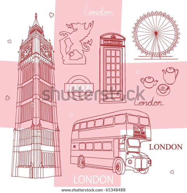 Symbols London Stock Vector (Royalty Free) 65348488 | Shutterstock Symbols London Stock Vector (Royalty Free) 65348488 | Shutterstock