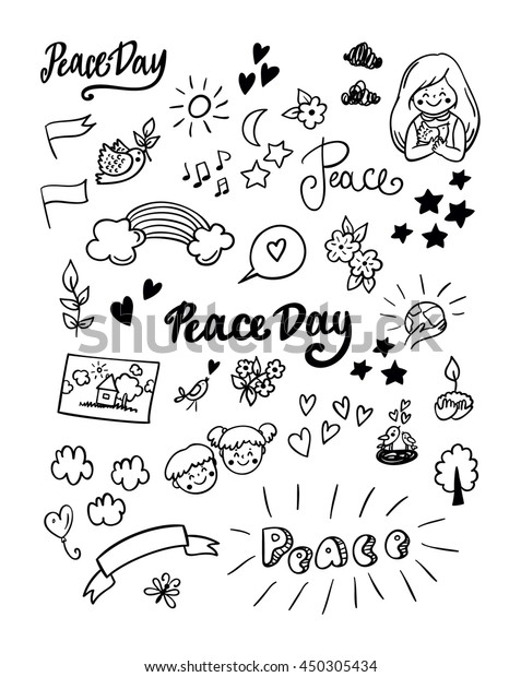 Symbols Peace International Peace Day Peace Stock Vector (Royalty Free ... Symbols Peace International Peace Day Peace Stock Vector (Royalty Free ...