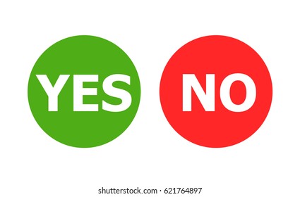 Yes No Label Vector Stock Vector (Royalty Free) 357596312 | Shutterstock