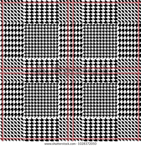 Symmetric Checkered Hounds Tooth Print Suits Stock Vector (Royalty Free ...