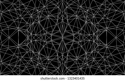 Symmetric Hi Tech Background Geometric Facets Stock Vector (Royalty ...