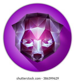 Symmetrical Vector Illustration Lori Made Low: vector de stock (libre ...