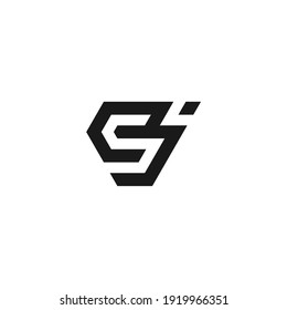 Symmetry Logo Design Vector Modern Simple Stock Vector (Royalty Free ...