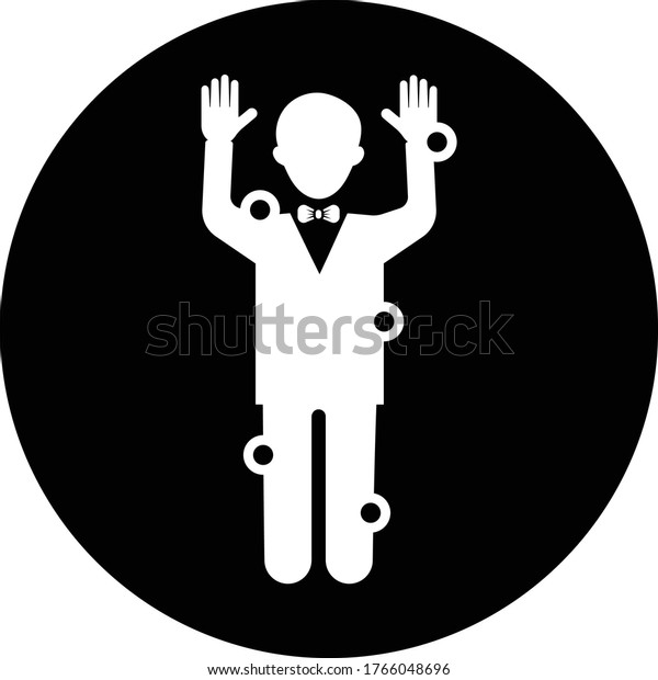Symptom Checker Icon Black Vector Graphics Stock Vector (Royalty Free ...