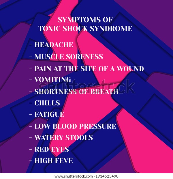 Symptoms Toxic Shock Syndrome Vector Illustration Stock Vector (Royalty ...